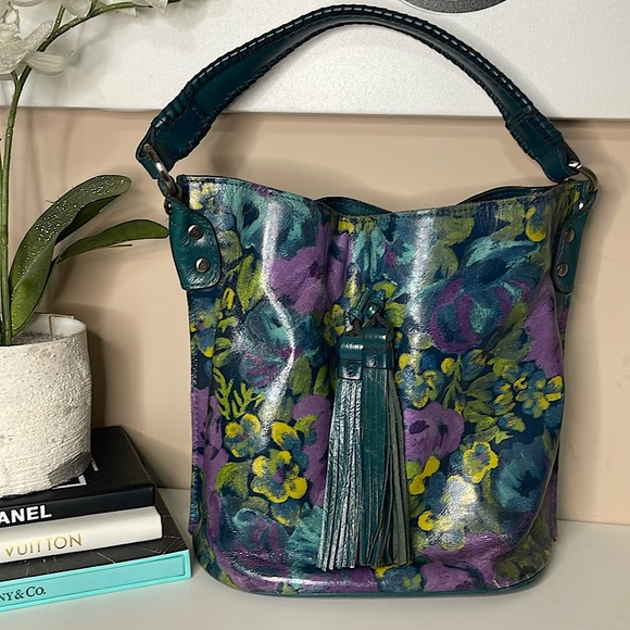 Patricia Nash | Bags | Patricia Nash Floral Teal Bag | Poshmark